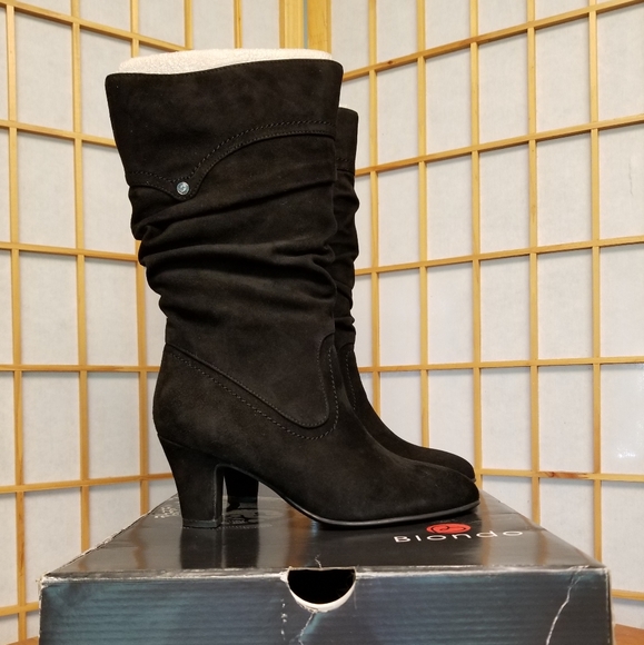 Blondo | Shoes | Blondo Valeska Waterproof Suede Slouch Boots | Poshmark